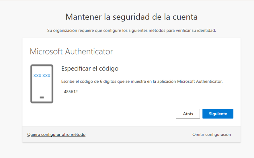 Configuraci n De La Aplicaci n Microsoft Authenticator Como Segundo
